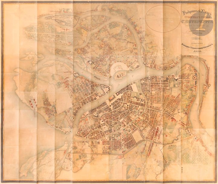 Theodor Friedrich von Schubert | Detailed plan of the capital St ...