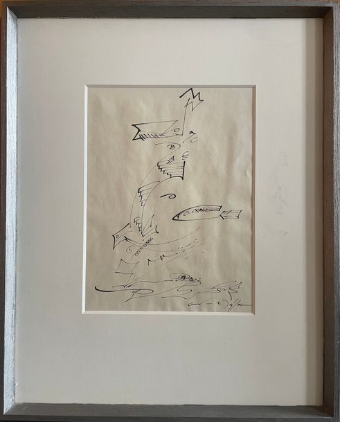 André Masson | Automatic drawing (1985) | MutualArt