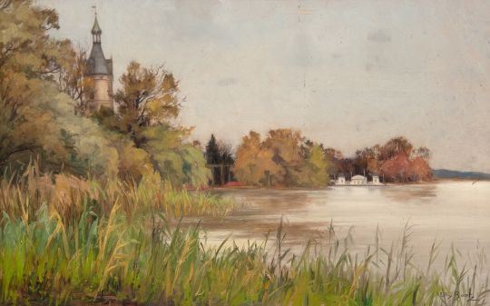Elly Beetz | Am Schweriner See (1900) | MutualArt