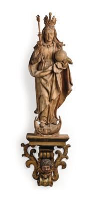 Alpine School, 17th Century | Mary with sceptre and imperial orb ...