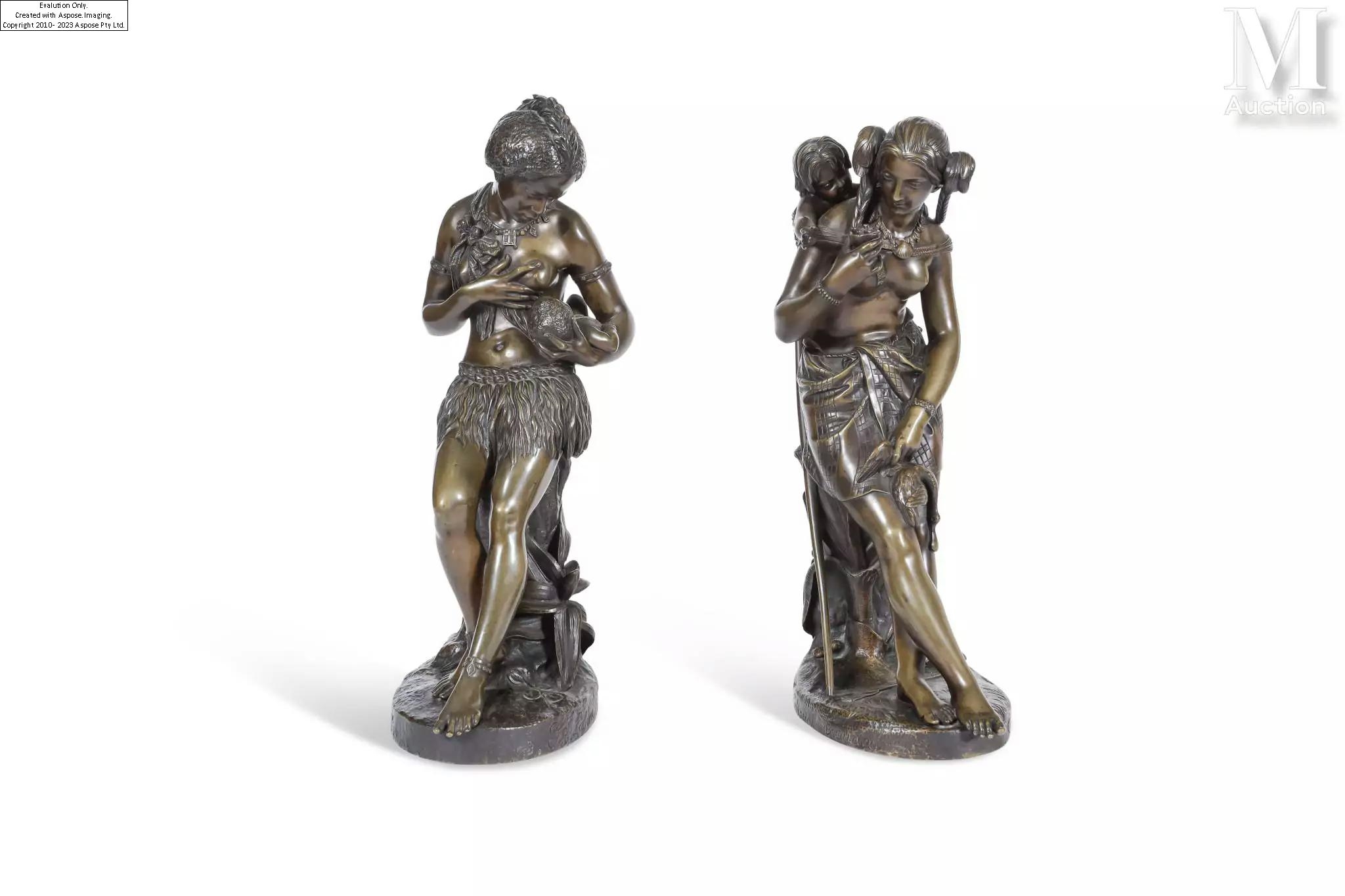 Edmond Lévêque | Paire de maternités | MutualArt