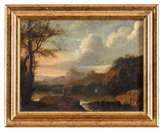 Northern Italian School, 18th Century | PAESAGGIO CON CASCATELLE E ...