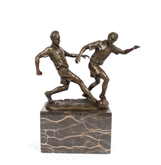 Miguel Fernando López (Milo) | Soccer players with medal patina | MutualArt