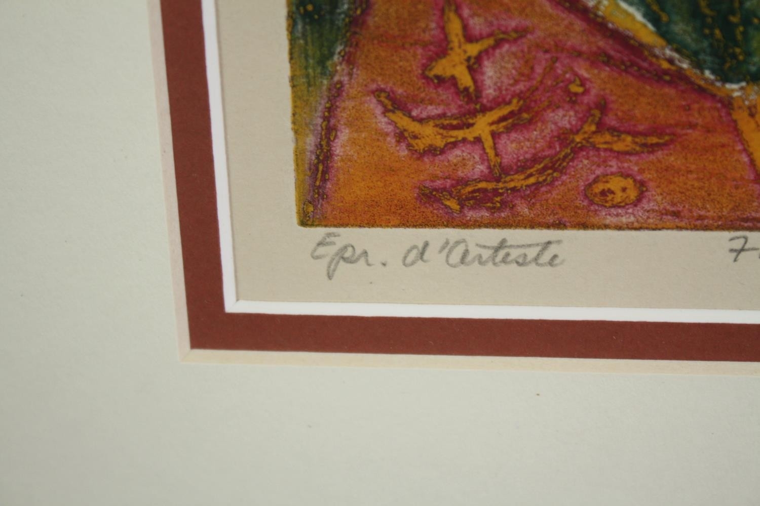 Sam Kaner | artist's proof etching | MutualArt