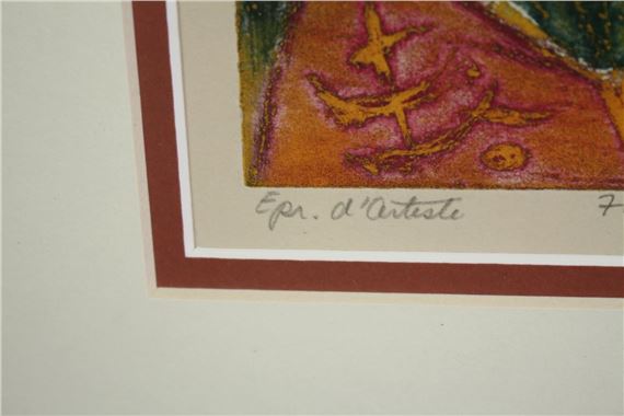 Sam Kaner | artist's proof etching | MutualArt