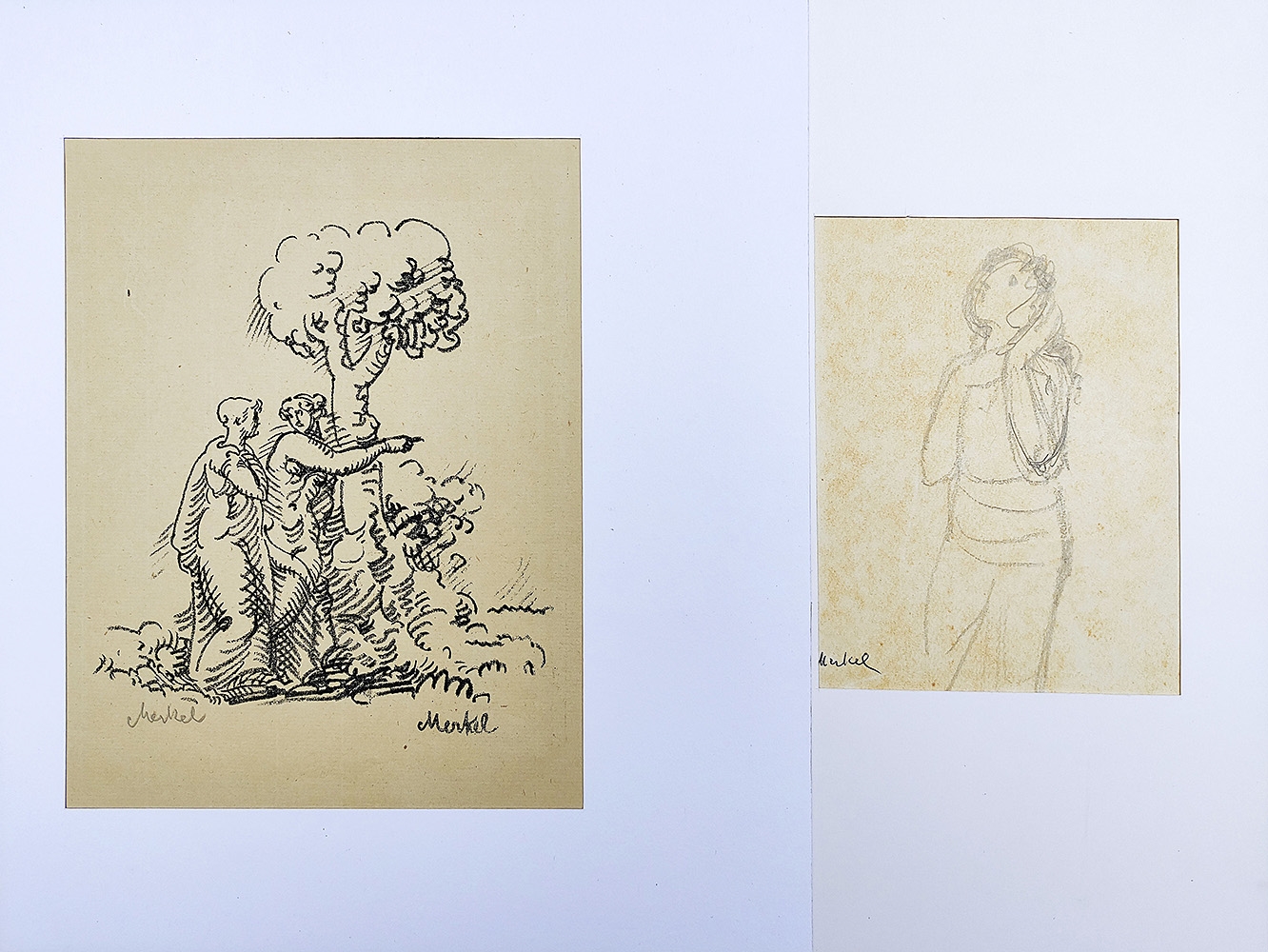 Georg Merkel | Allegorical Self-portrait (Circa 1930) | MutualArt