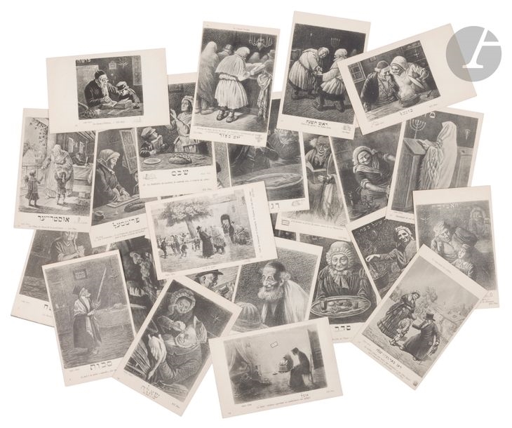 Alphonse Lévy | Complete series of twenty-five postcards after Alphonse ...