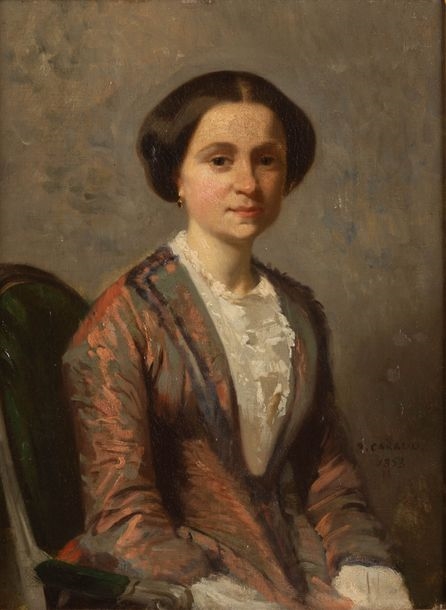 Joseph Caraud | Portrait de dame | MutualArt