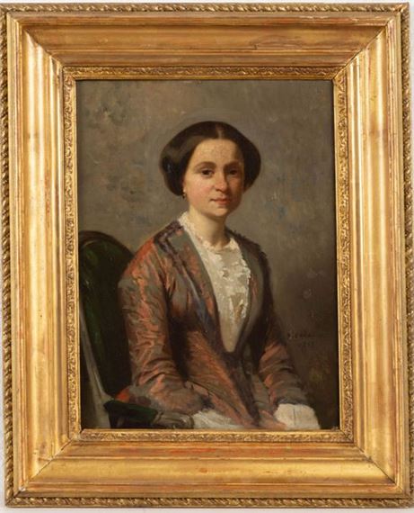 Joseph Caraud | Portrait de dame | MutualArt