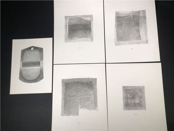 Elzbieta Violet | Set of five abstract ink drawings on paper | MutualArt