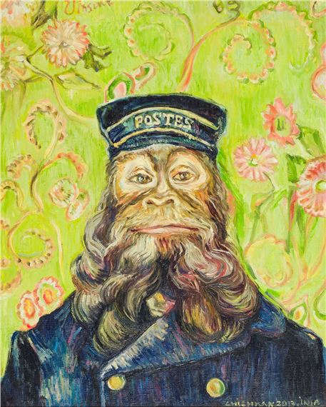 Ilya Chichkan | Portrait of the postman Joseph Roulin (2013) | MutualArt