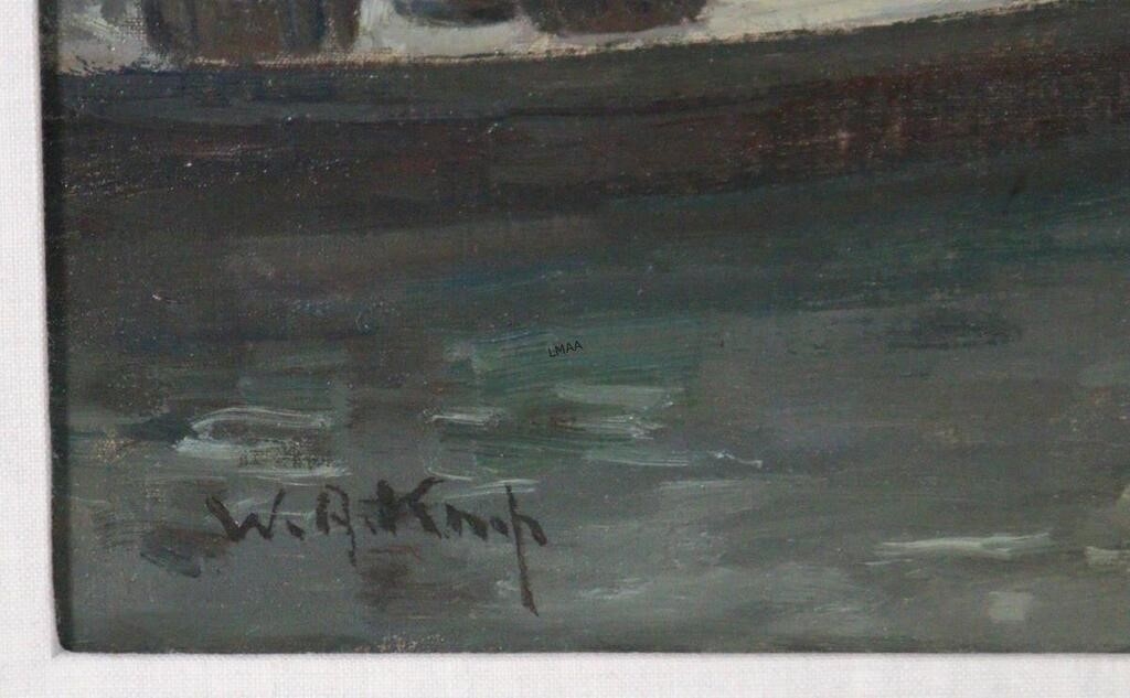 Wilhelm Knip | WILHELM KNIP OIL ON CANVAS THORN | MutualArt