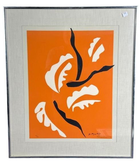Henri Matisse | 1970's MATISSE ABSTRACT LITHOGRAPH 671/975 (1970 ...