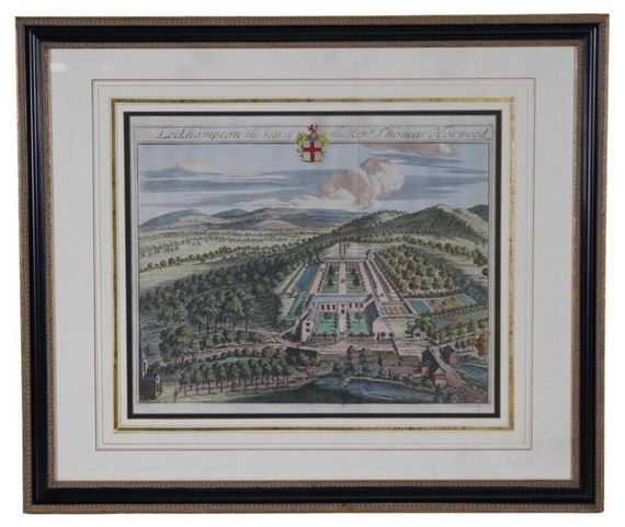 Johannes Kip | JOHANNES KIP HAND COLORED ENGRAVING LONDON ESTATE ...