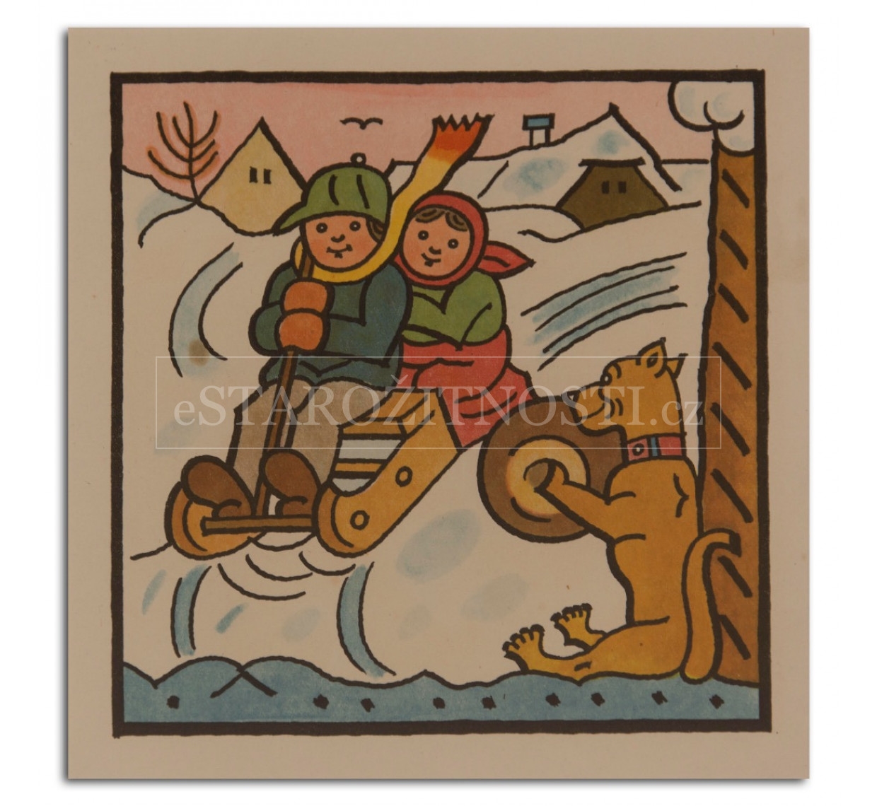 Josef Lada | Winter (1944) | MutualArt