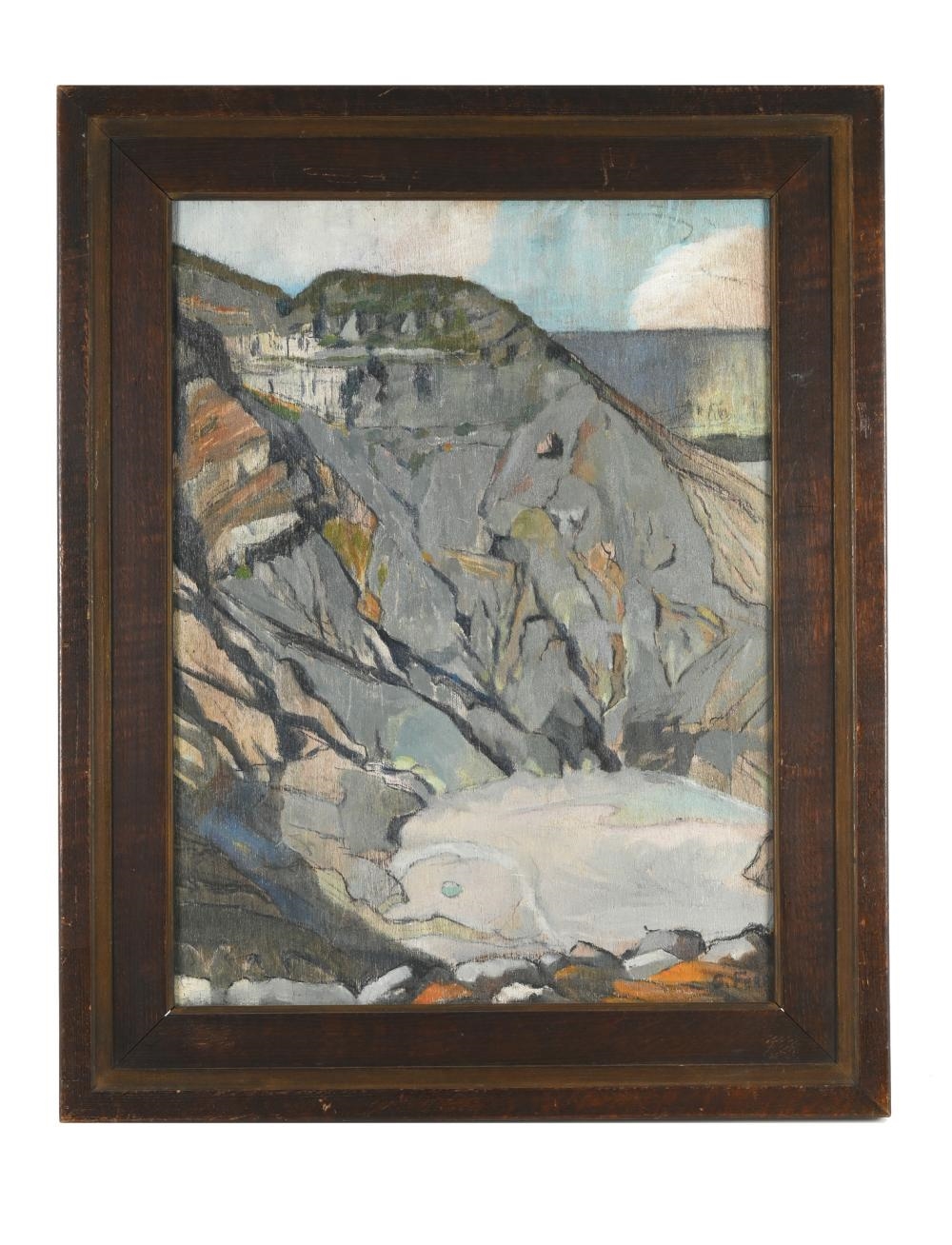 Gabriëlle Ferrand | Gabrielle Ferrand (1887-1984) 'Vulcano crater ...