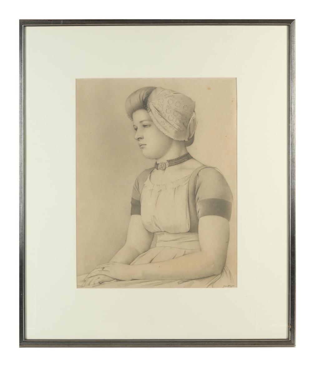 Jan Heyse | Young woman in Walcheren (Zeeland) traditional costume ...