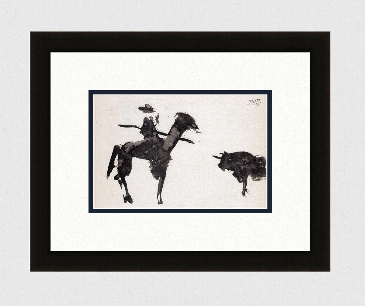 Pablo Picasso | Bull and Bullfighter XVII (1961) | MutualArt