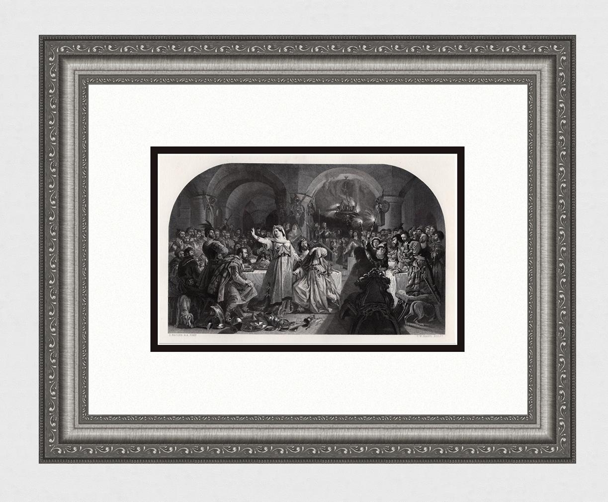 Daniel Maclise | The Banquet Scene in Macbeth (1879) | MutualArt