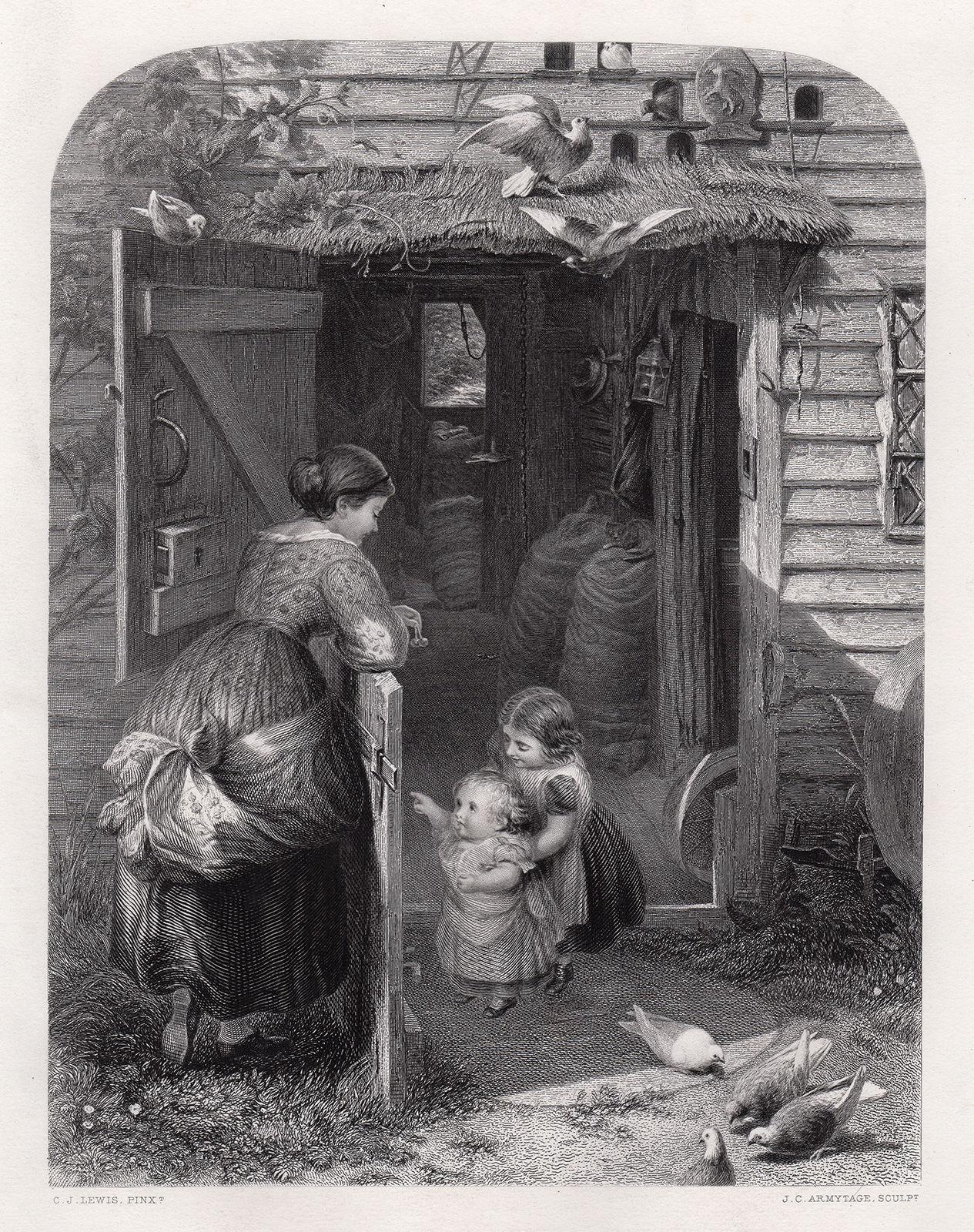 Charles James Lewis | The Mill Door (1869) | MutualArt