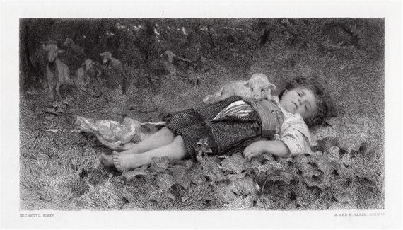 Francesco Paolo Michetti | The Young Shepherdess of the Abruzzi (1875 ...