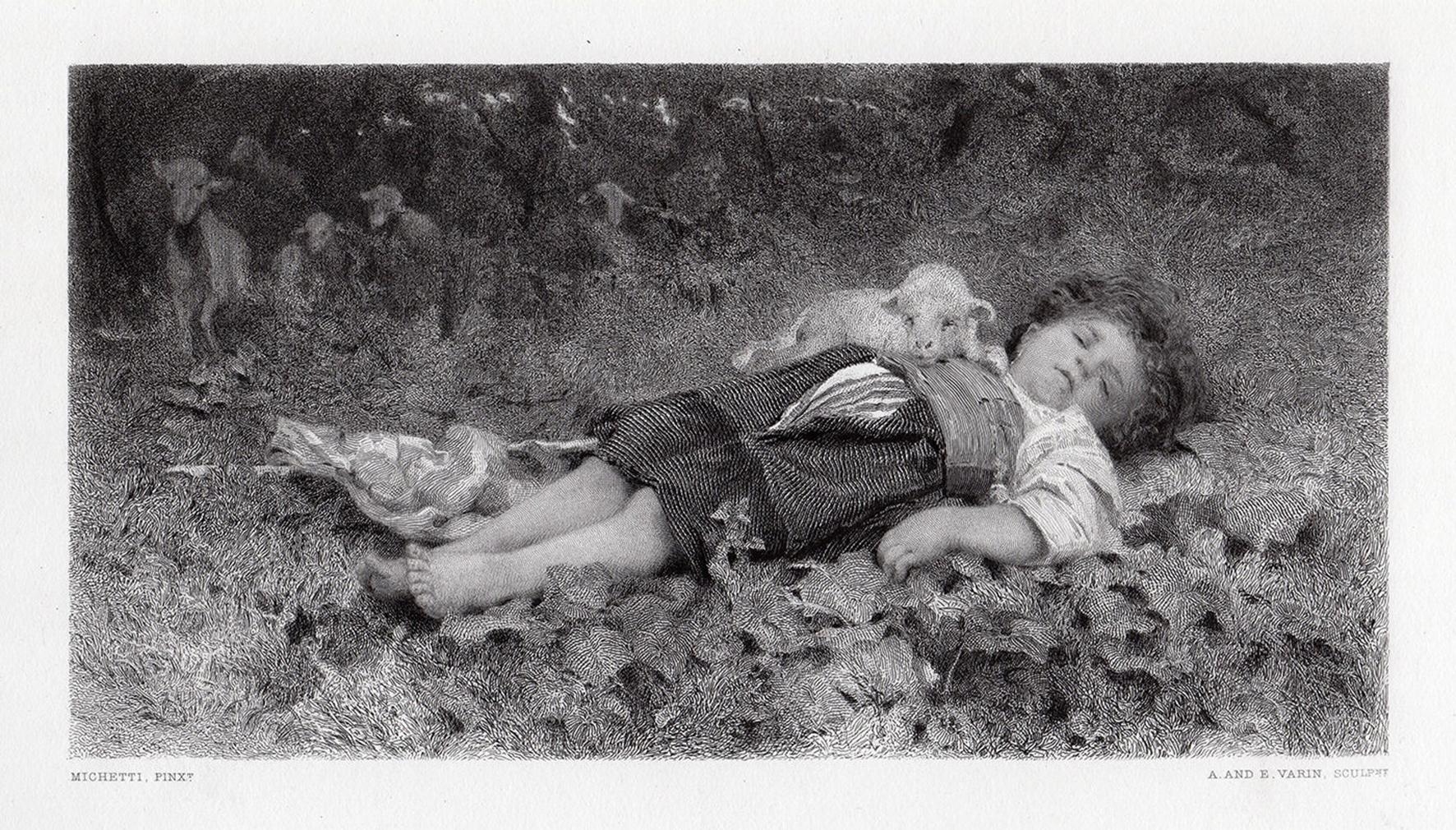 Francesco Paolo Michetti | The Young Shepherdess of the Abruzzi (1875 ...