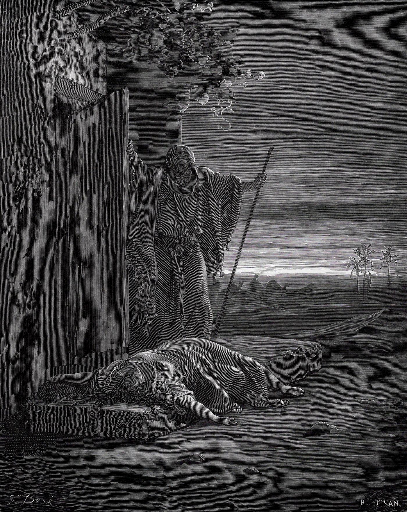 Gustave Doré | A Levite finds a Woman's Corpse (1880) | MutualArt