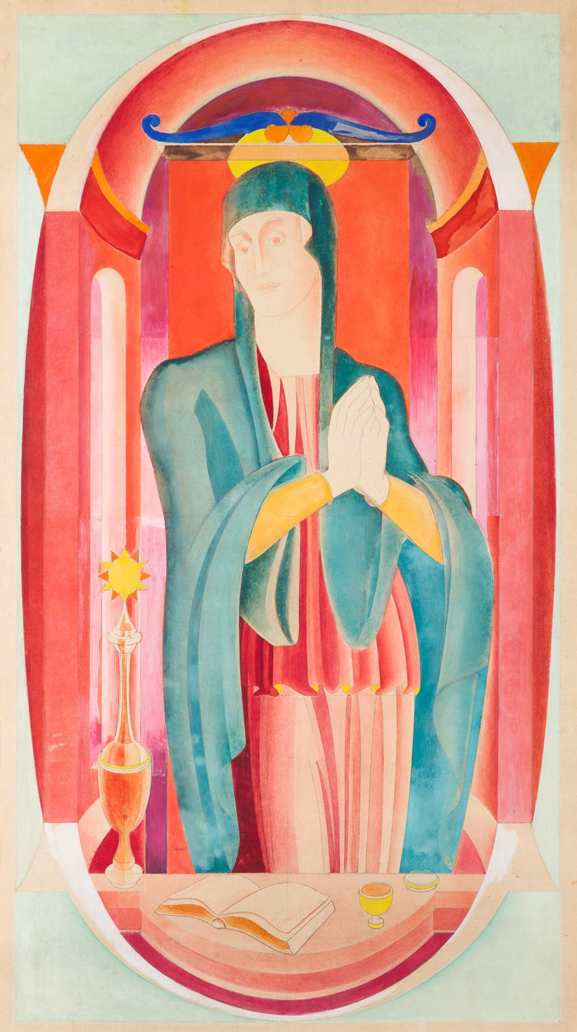 Jan Kaczmarkiewicz | Image of a saint with a monstrance | MutualArt
