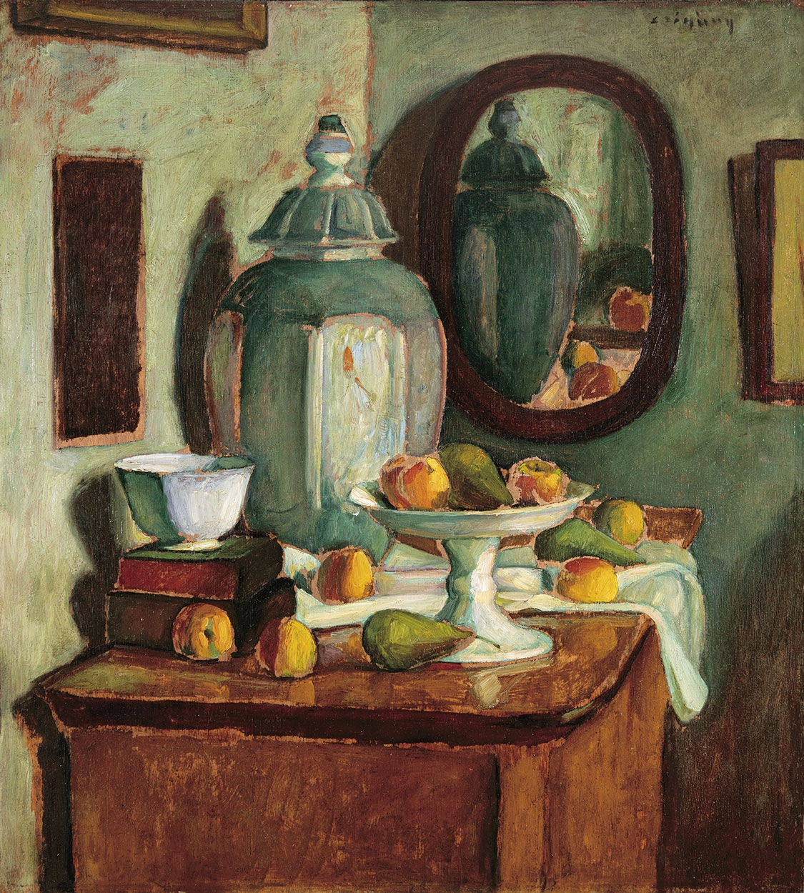 Deszö Czigány | Still-life with Chinese Vase (1920) | MutualArt