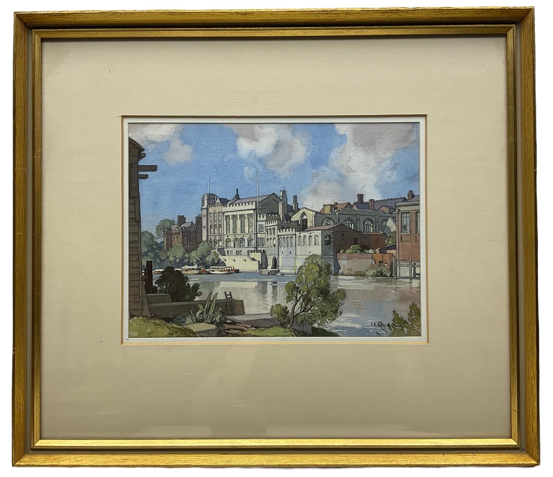 Leonard Russell Squirrell | The Guildhall from the River Ouse - York ...