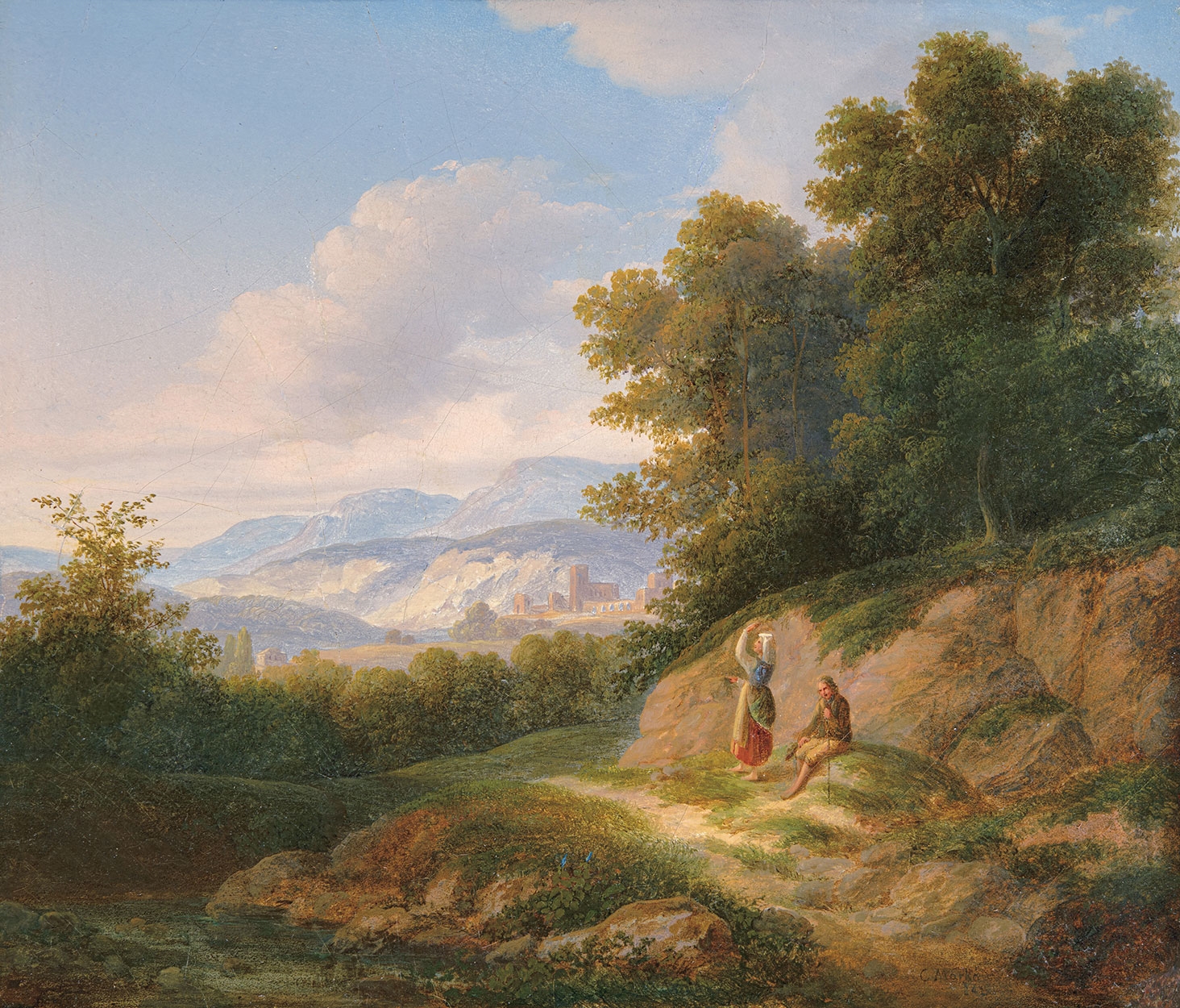 Károly Markó | Italian Landscape (1842) | MutualArt