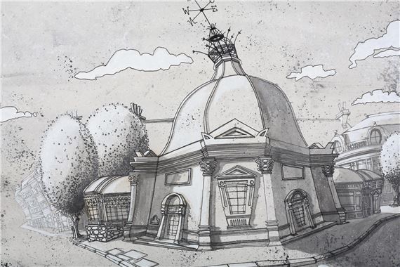 Alister Colley | Pump Room Museum II - Harrogate Study (2018) | MutualArt