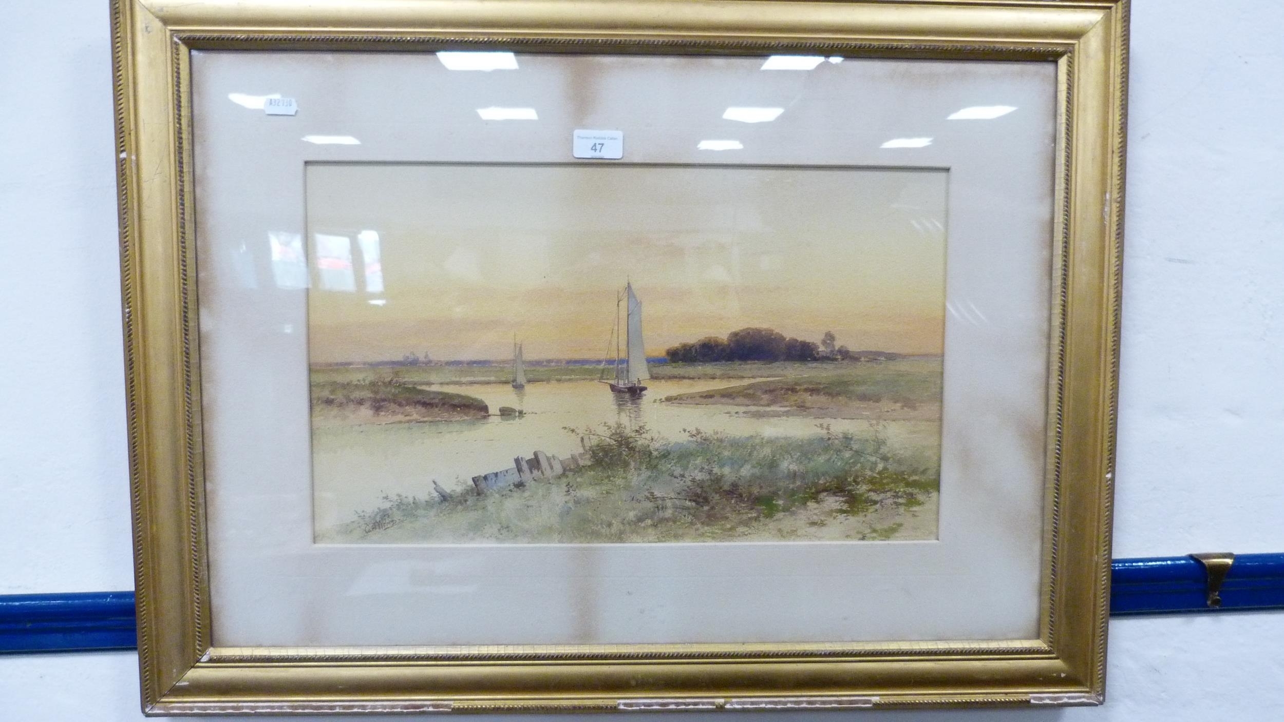 Carl Weber | A SHIP IN THE FOG (1883) | MutualArt