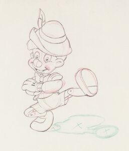 Walt Disney | Pinocchio Animation Drawing (Walt Disney (1940) | MutualArt