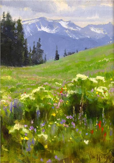 Daniel Keys | Daniel Keys (1985- ), Hillside Garden (2018) | MutualArt