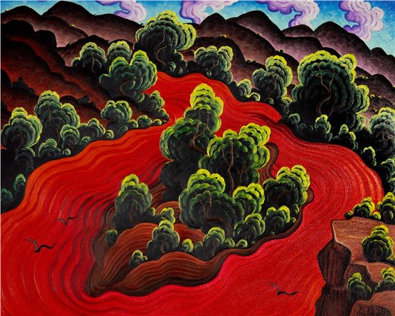Kim Wiggins | Kim Wiggins (1960- ), Red River | MutualArt