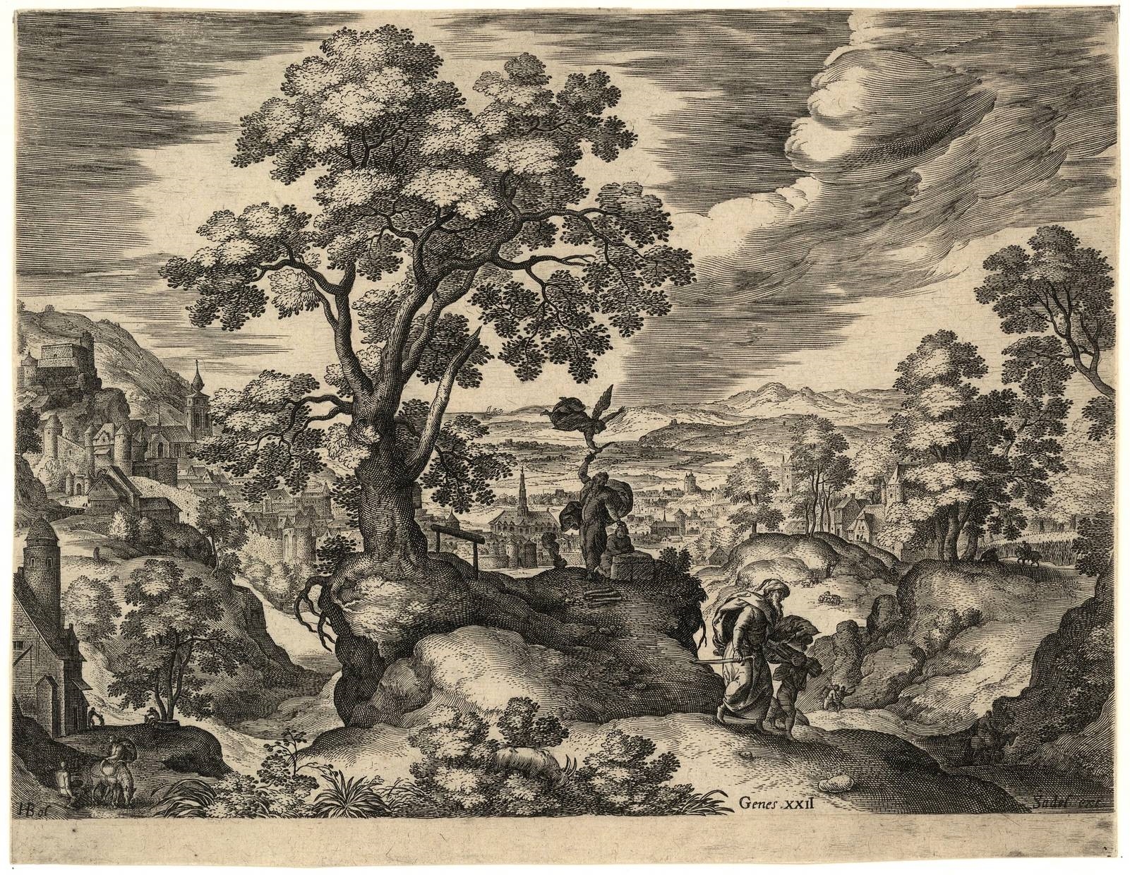 Jan Sadeler I | set of 4: The Four Times of Day (1582) | MutualArt