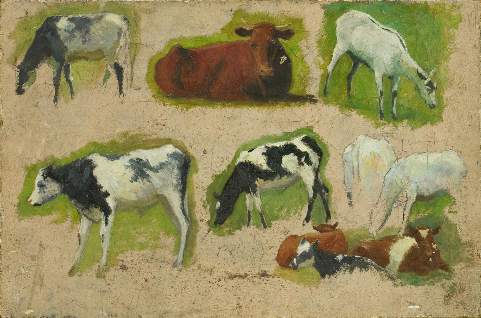 Sir Alfred James Munnings | cattle and horse sketches | MutualArt