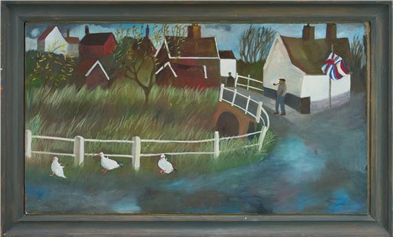 Tessa Newcomb | Small Market Town Suffolk (1996) | MutualArt