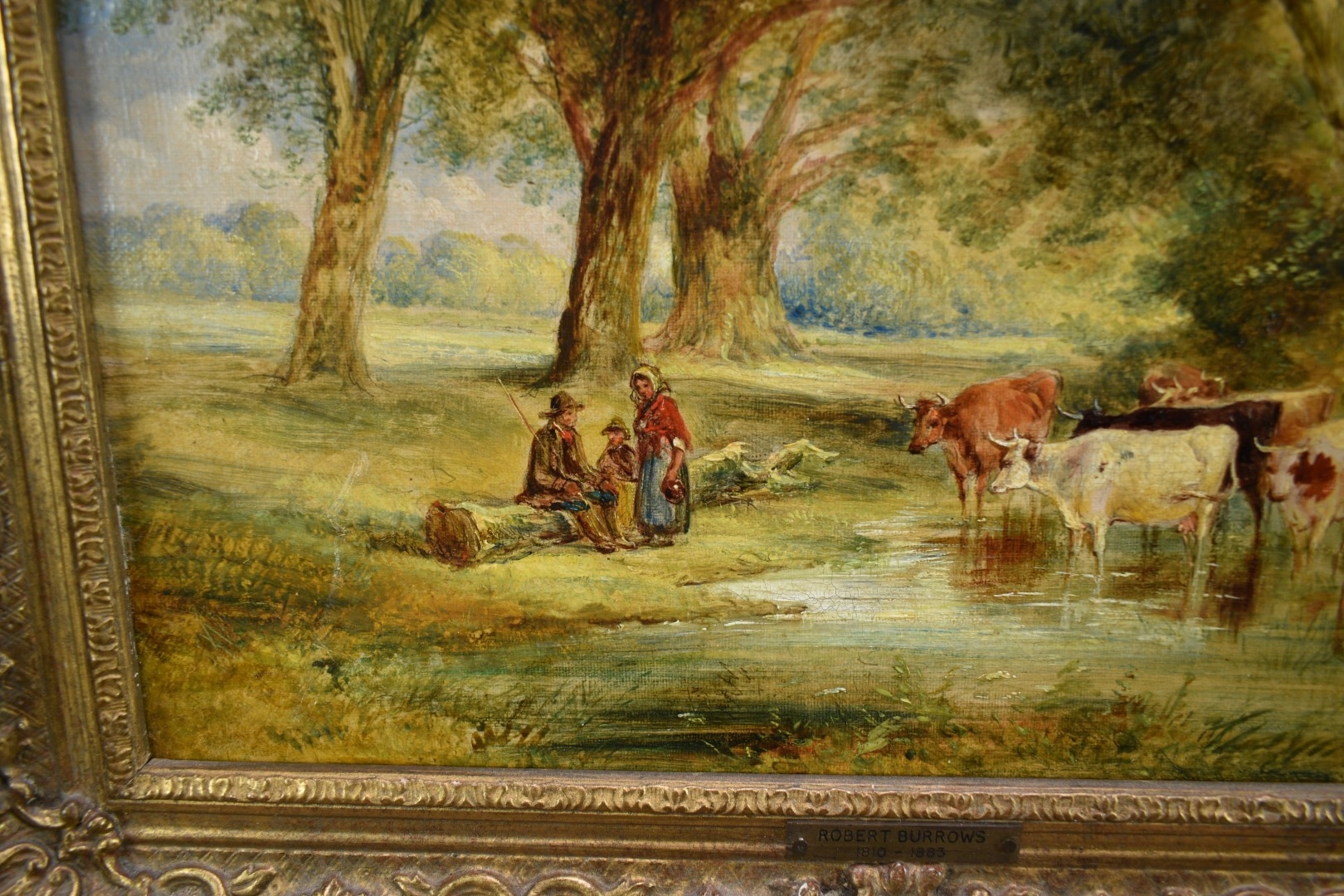 Robert Burrows | Cattle Watering | MutualArt