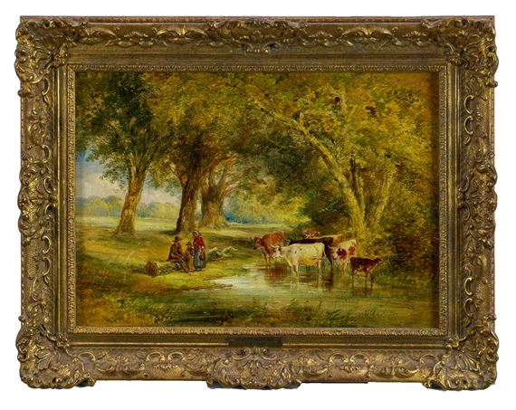 Robert Burrows | Cattle Watering | MutualArt