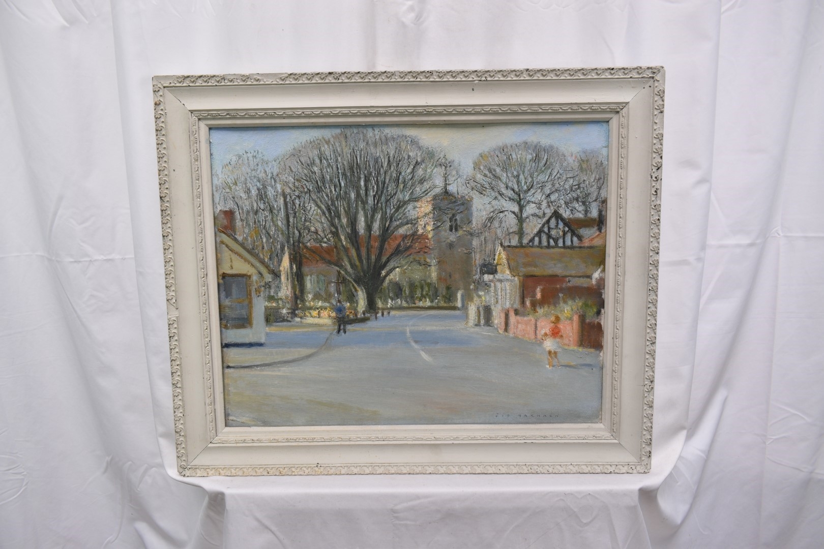 Frederick Bertrand Harnack | Mersea Island street scene | MutualArt