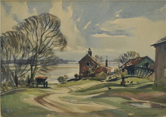 Albert Charles Ribbans | Iken Cliff (1958) | MutualArt