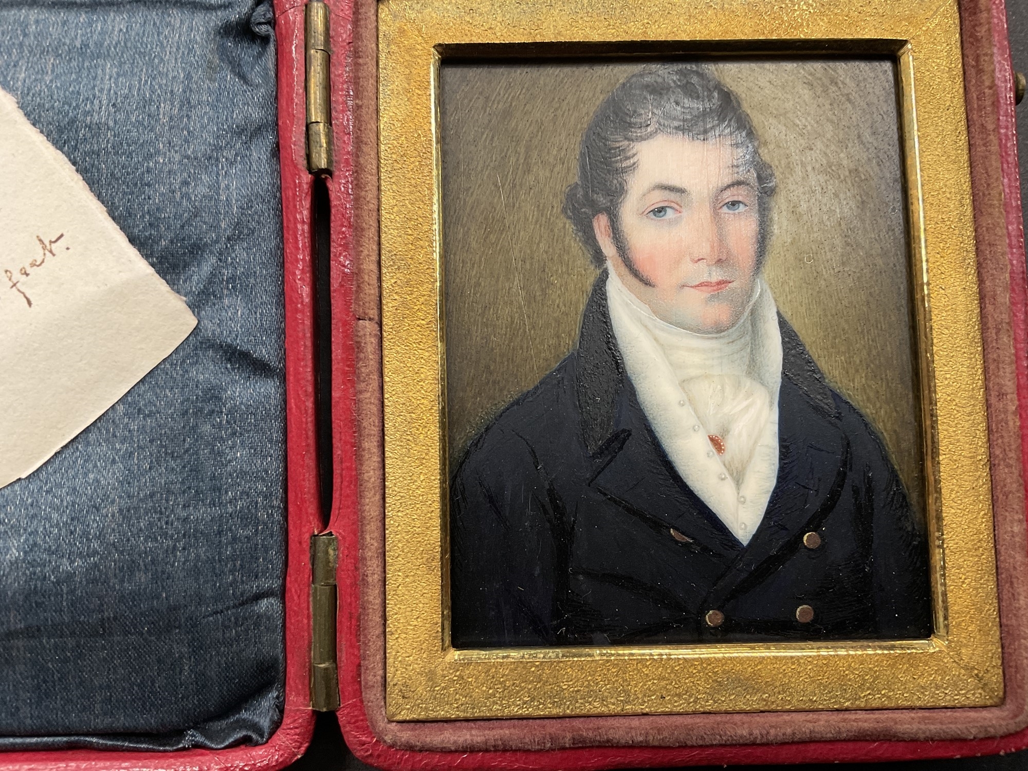 Sarah Biffin | portrait of a Gentleman named as Thomas Pym Weekes (1817 ...