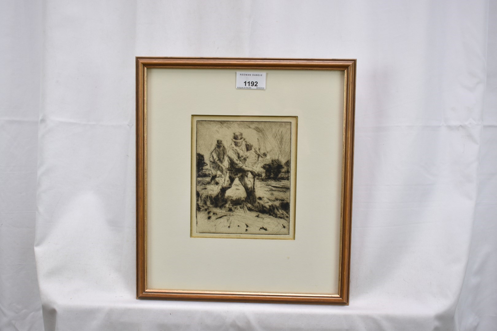 Harry Becker | Men Scything | MutualArt