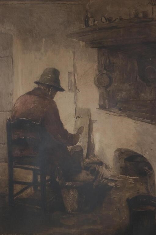 Isidore Opsomer | PENCIL SIGNED ISIDORE OPSOMER ENGRAVING | MutualArt