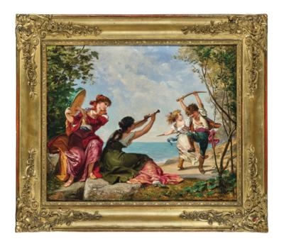 Henri Charles Antoine Baron | Dance Games on the Seashore | MutualArt