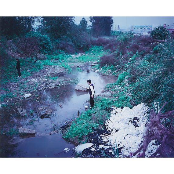 Greg Girard | MIGRANT WORKERS IN CREEK, DONGGUAN, FROM PHANTOM SHANGHAI ...