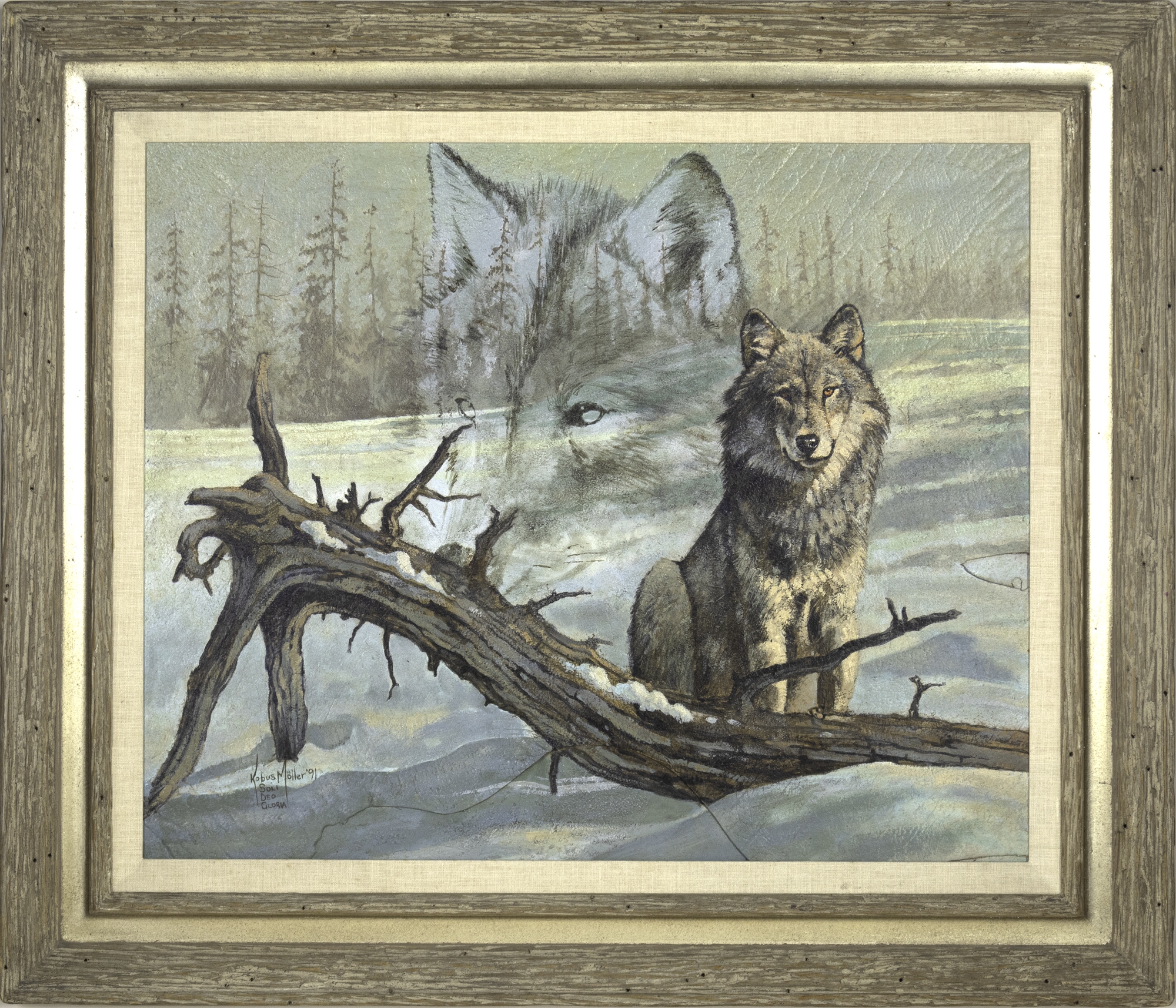 Kobus Moller | Timber Wolf (1991) | MutualArt