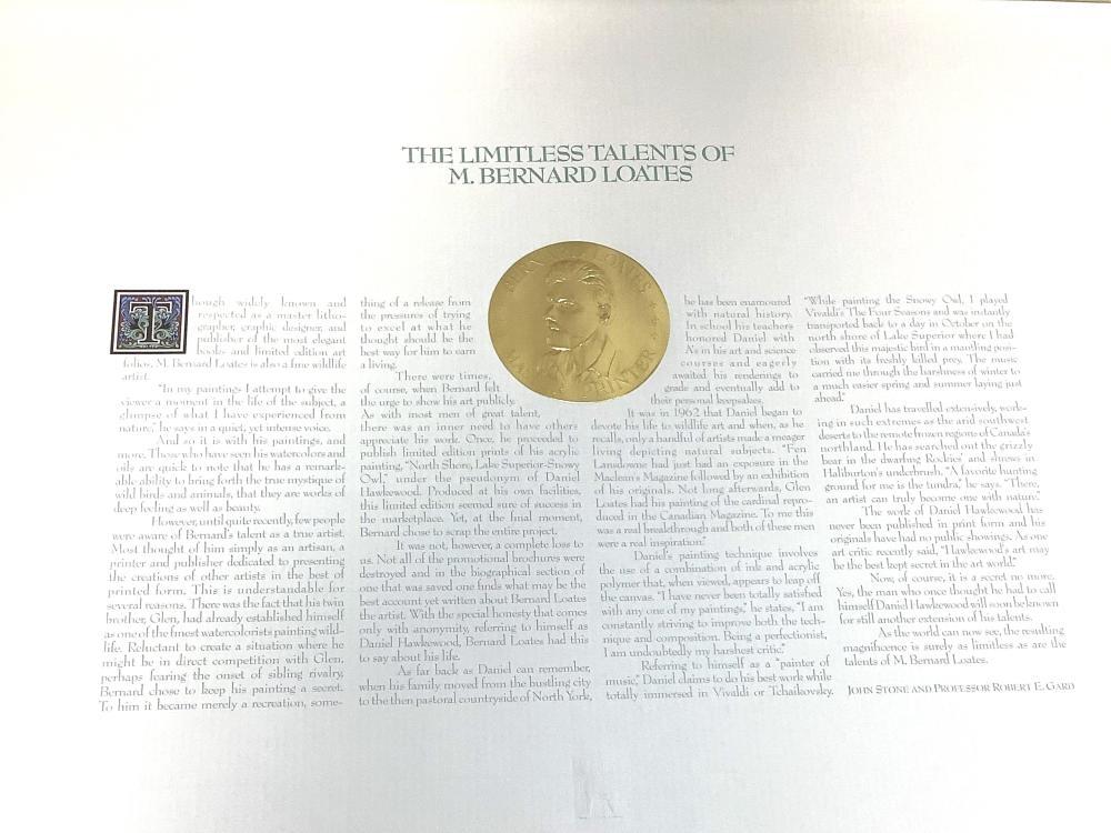 M. Bernard Loates | M Bernard Loats Signed & Numbered Lithograph ...